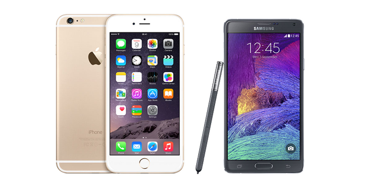 iPhone 6 Plus နှင့် Samsung Galaxy Note4 ကို နှိုင်းယှဉ်ကြည့်ခြင်း ~ The ICT.com.mm Blog