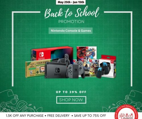 Nintendo Console & Games Back to School Promotion ~ The ICT.com.mm Blog