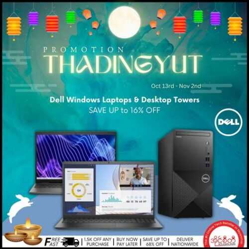 Dell Window Laptops & Desktop Towers Thadingyut Promotion, Save up to ...