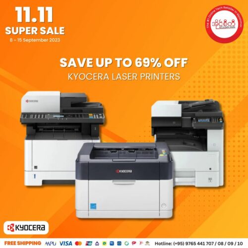 11.11 Super Sale Promotion - Kyocera Laser Printers ~ The ICT.com.mm Blog