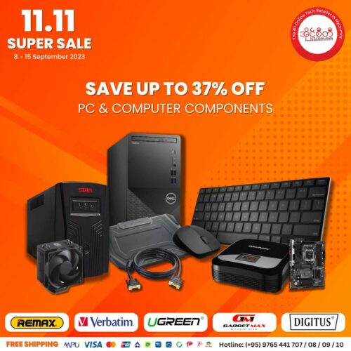 11.11 Super Sale Promotion - PC & Computer Components ~ The ICT.com.mm Blog