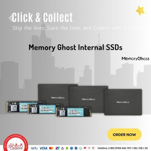 Click and Collect : Memory Ghost Internal SSDs ~ The ICT.com.mm Blog