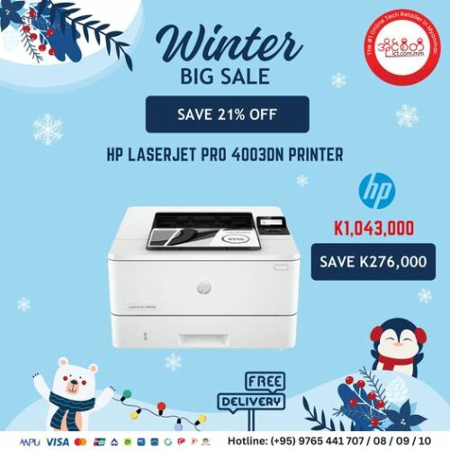 Winter Sale Promotion : HP LaserJet Pro 4003dn Printer SAVE 21% OFF ...