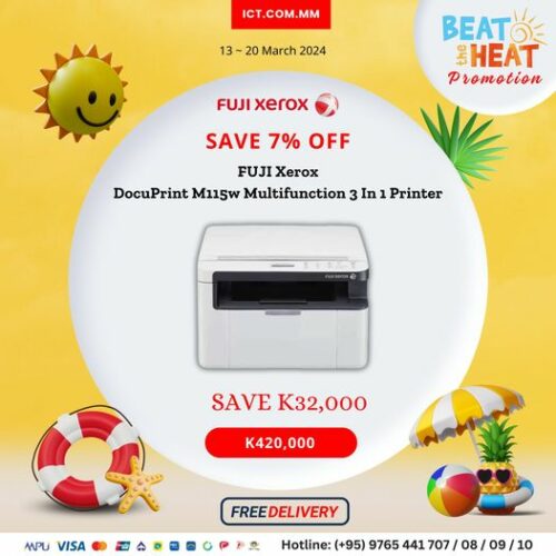 Beat The Heat Promotion FUJI Xerox Printer ~ The ICT.com.mm Blog